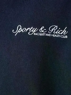 Sporty & Rich Logo-embroidered Hoodie