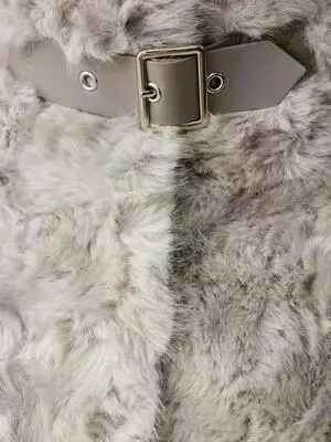SILVIAN HEACH Faux-fur Belted Coat