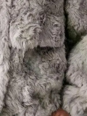 SILVIAN HEACH Faux-fur Pocket-detail Jacket