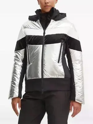 SPORTALM Panel Hooded Ski Jacket - Silver