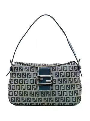 Fendi Zuchino Double Flap Shoulder Bag