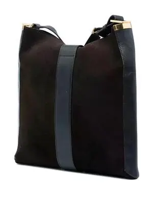 Gucci Suede Jackie Shoulder Bag - Brown