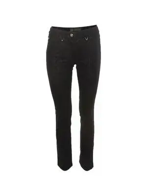 Versace Leopard-print Slim-fit Jeans