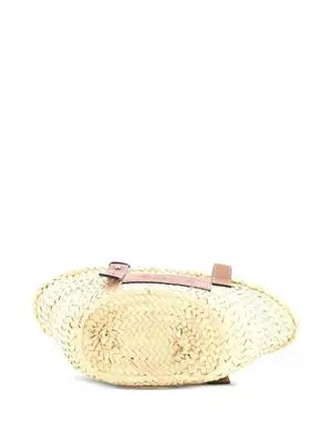 Loewe Basket Raffia Small Tote Bag - Neutrals
