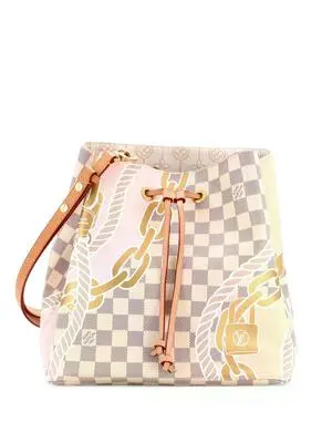 LOUIS VUITTON Limited Edition Nautical Damier Mm Bucket Bag - Multicolour