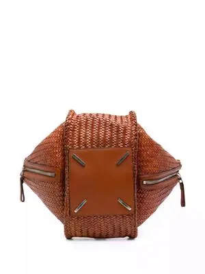 Loewe Medium Woven Calfskin Hammock Satchel