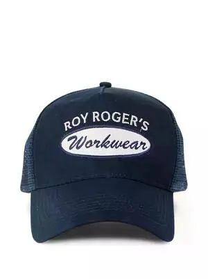 ROY ROGER'S Logo-patch Mesh-panel Cap - Blue