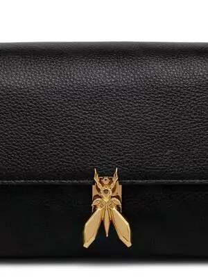 Patrizia Pepe Fly Pebbled-leather Shoulder Bag
