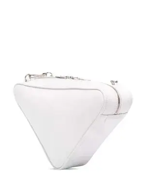 Balenciaga Leather Triangle Chain Cross Body Bag