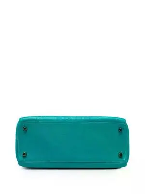 Hermès Clemence Kelly Ii Retourne 28 Satchel - Blue