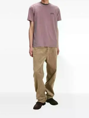 A.p.c. Logo-embroidered T-shirt