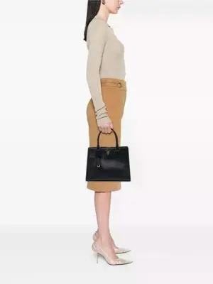 Prada Saffiano Lux Open Convertible Tote Satchel