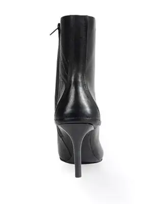 CAPASA MILANO Pointed-toe Leather Ankle Boots