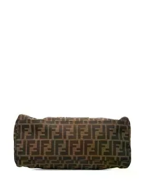 Fendi Zucca Canvas Grommet Etniko Du Jour Tote Bag