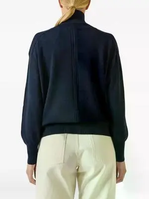 Soeur Nord Ribbed-knit High-neck Sweater