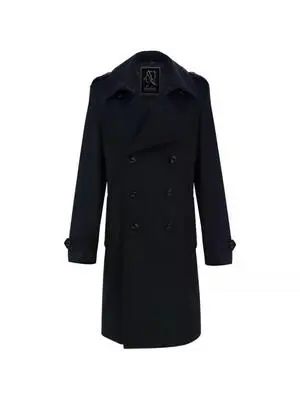 SEALUP Double-breasted Epaulette Coat