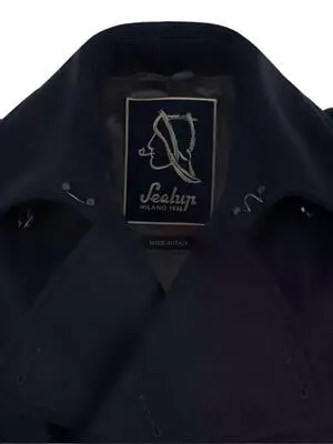 SEALUP Double-breasted Epaulette Coat