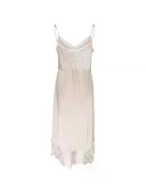 Simone Rocha Lace-trim Slip Midi Dress