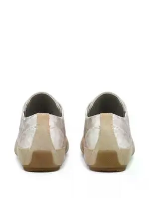 CANDICE COOPER Twist Velvet-effect Panelled Sneakers