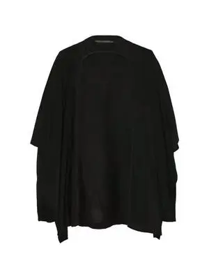 Yohji Yamamoto Layered Open-front Jacket - Black