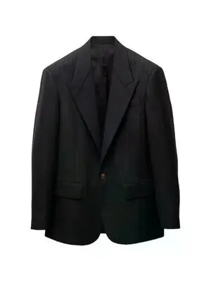 Versace Jacquard Wool Blazer