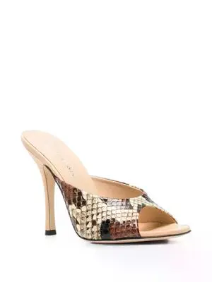 Ermanno Scervino Square-toe Heeled Sandals