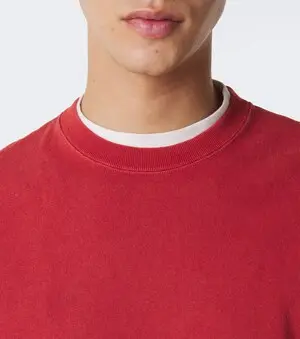 A.PRESSE Vintage Cotton Jersey T-shirt