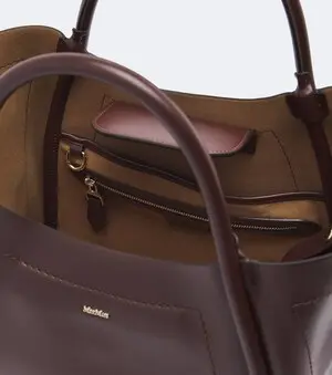 Max Mara Leather Top-handle Bag - Brown