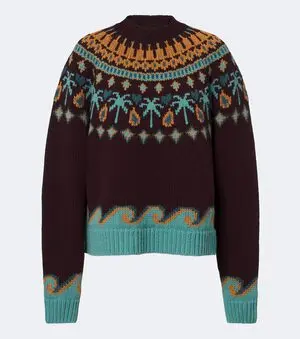 Alanui Virgin Wool Patterned Sweater