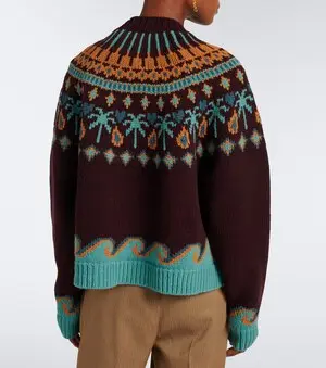 Alanui Virgin Wool Patterned Sweater