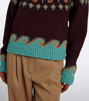Alanui Virgin Wool Patterned Sweater