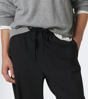 FRAME Wool Straight Trousers