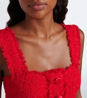 Dolce & Gabbana Cotton-blend Bouclé Crop Top