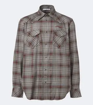 Acne Studios Surrow Checked Flannel Shirt - Multicoloured