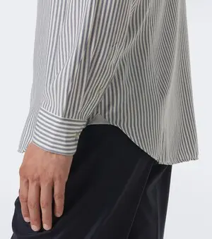 Eleventy Striped Twill Shirt