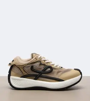 Loewe Pogo Mesh-trimmed Sneakers