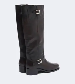Staud Brooklyn Leather Knee-high Boots
