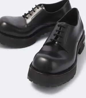 Balenciaga Venom Leather Derby Shoes