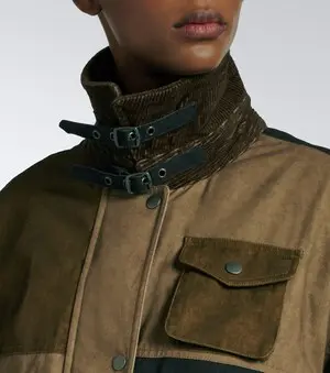 MARANT ETOILE Risla Patchwork Cotton Jacket