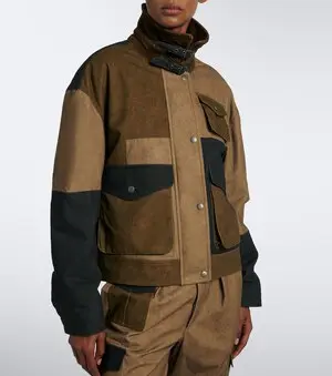 MARANT ETOILE Risla Patchwork Cotton Jacket