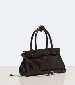Prada Bonnie Mini Leather Top-handle Bag