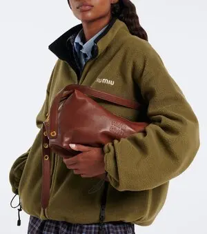 Miu Miu Spirit Leather Shoulder Bag