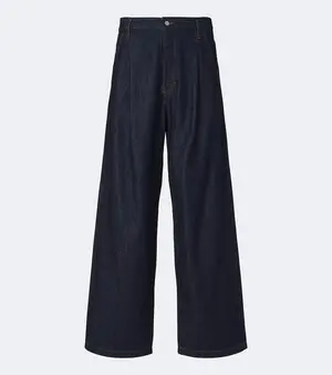 Dries Van Noten Wide-leg Denim Trousers