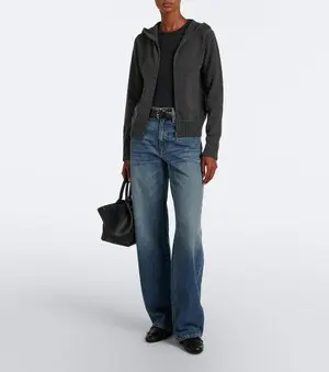 Max Mara Cashmere Zip-up Hoodie