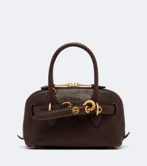 Miu Miu Aventure Leather Top-handle Bag
