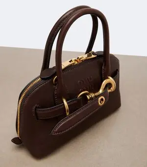 Miu Miu Aventure Leather Top-handle Bag