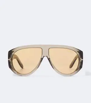 TOM FORD Bronson Aviator Sunglasses - Green
