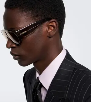 TOM FORD Bronson Aviator Sunglasses - Green
