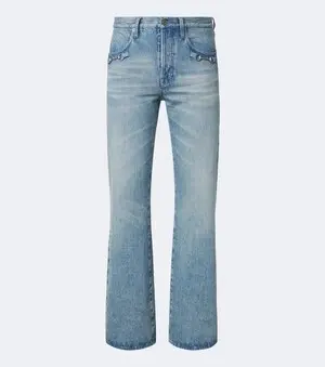Gucci Horsebit Flared Jeans - Blue