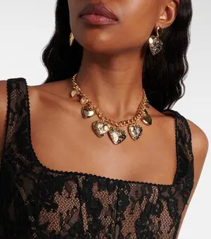 SELF-PORTRAIT Engraved Charm Necklace